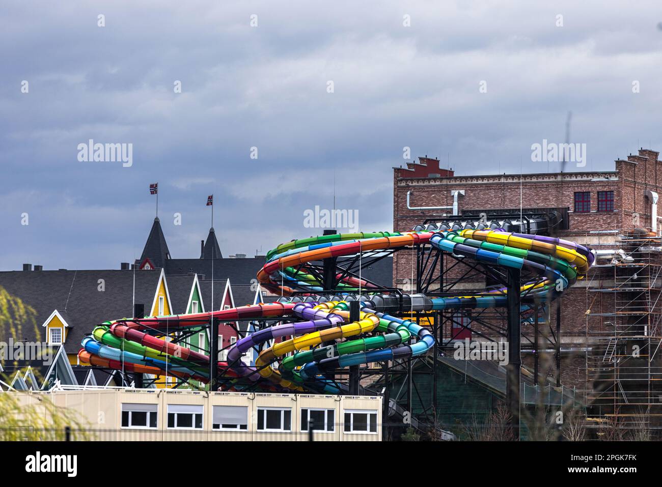 Rust, Germany. 23rd Mar, 2023. The new slide attraction "Vikingløp" of ...