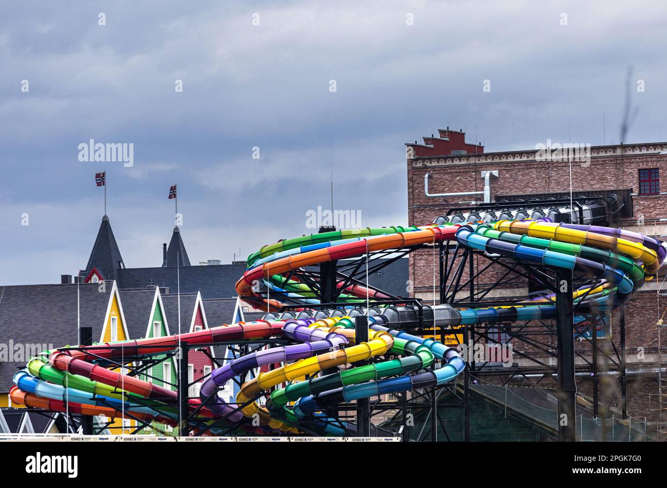Rust, Germany. 23rd Mar, 2023. The new slide attraction "Vikingløp" of ...
