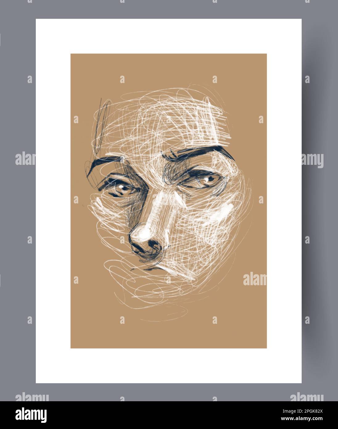 Woman face collage Stock Vector Images - Alamy