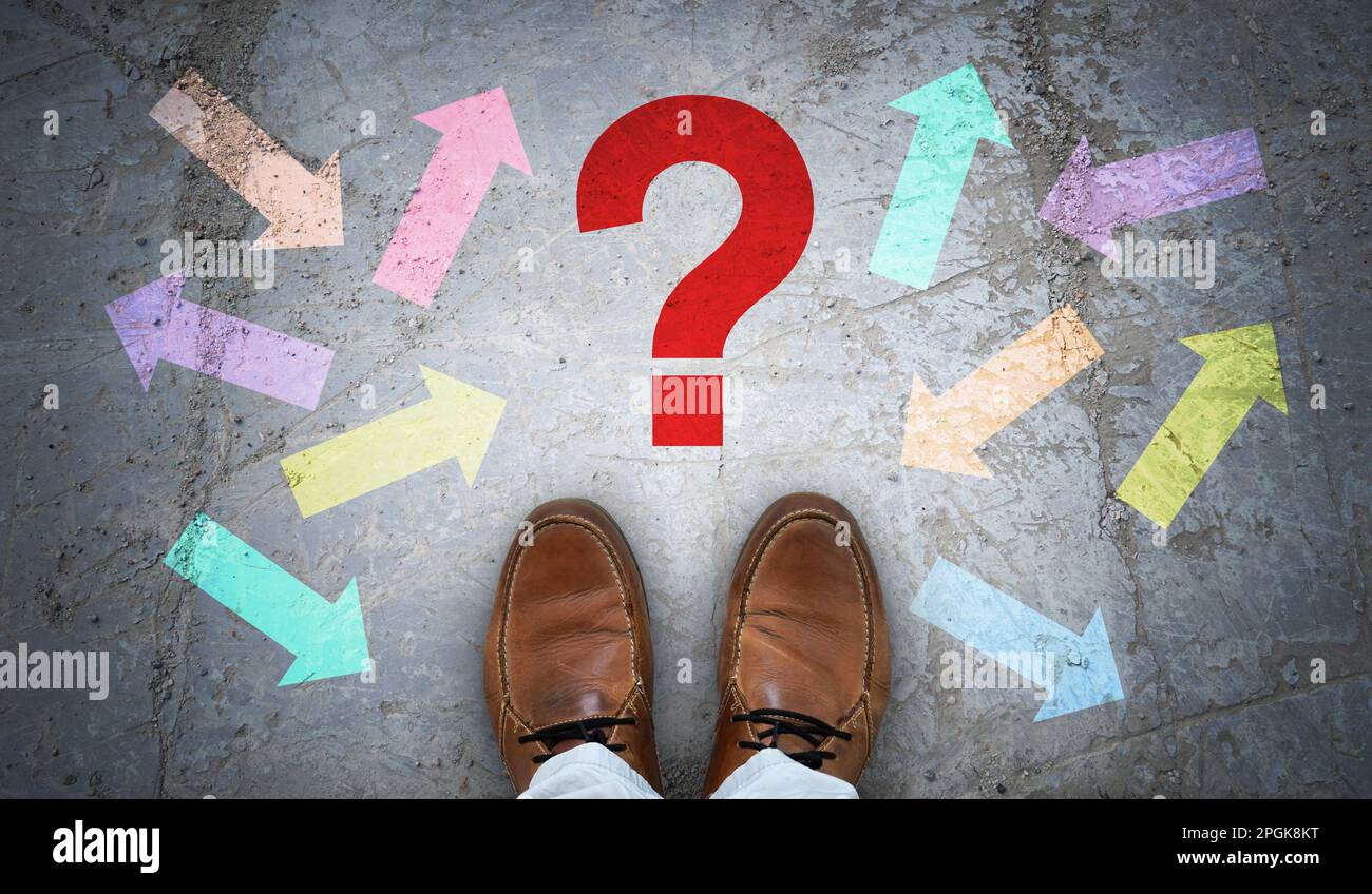 Red leather question mark hi-res stock photography and images - Alamy