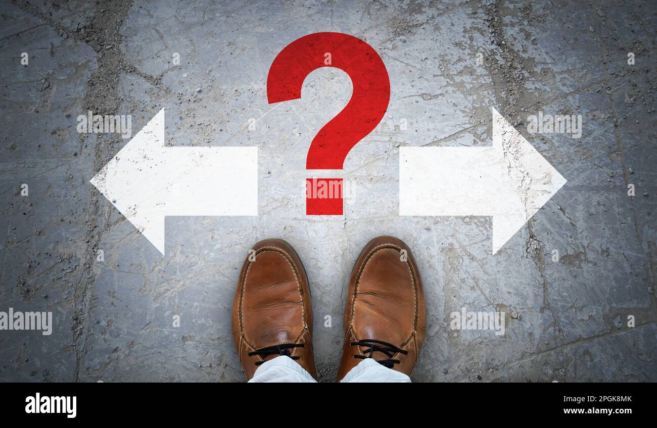 Red leather question mark hi-res stock photography and images - Alamy