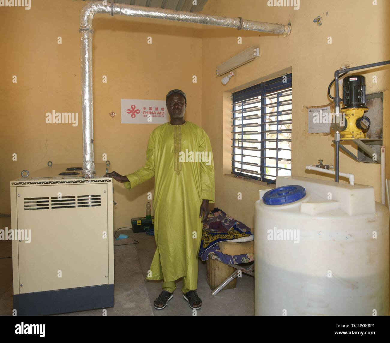 (230323) -- DAKAR, March 23, 2023 (Xinhua) -- Mamadou Dieng is pictured ...
