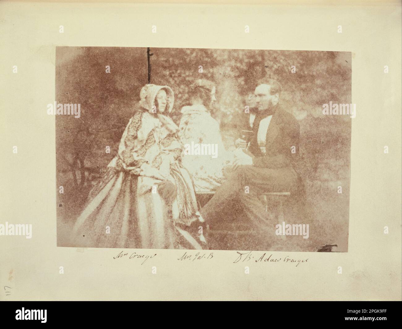 A Group Portrait with Mr. and Mrs. Adair Craigie, Mrs. James Brewster ...