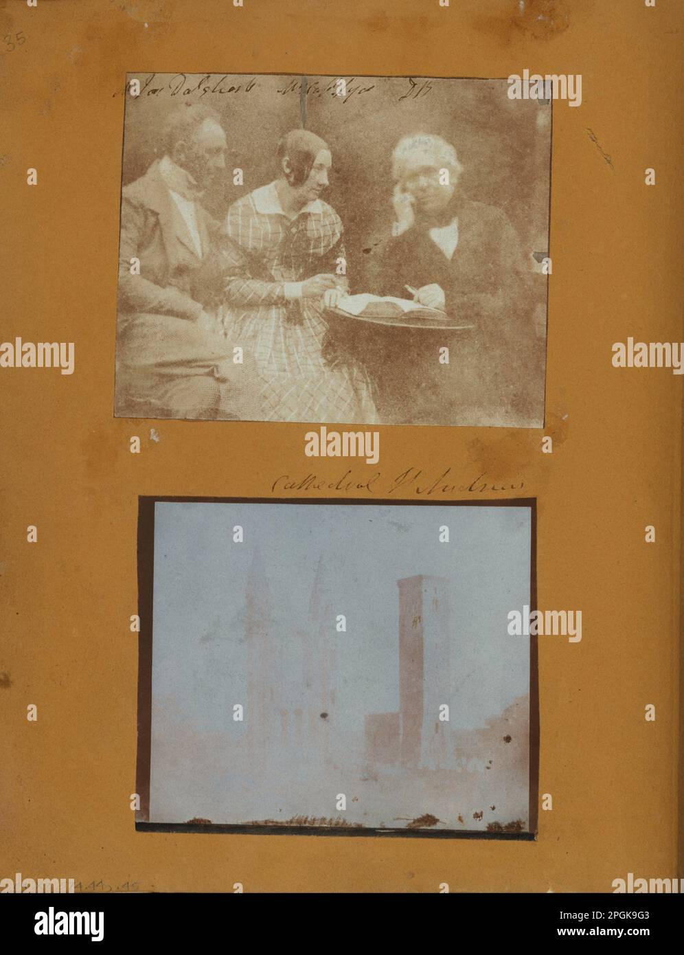 The East Gable of St. Andrews Cathedral and St. Regulus Tower from the ...