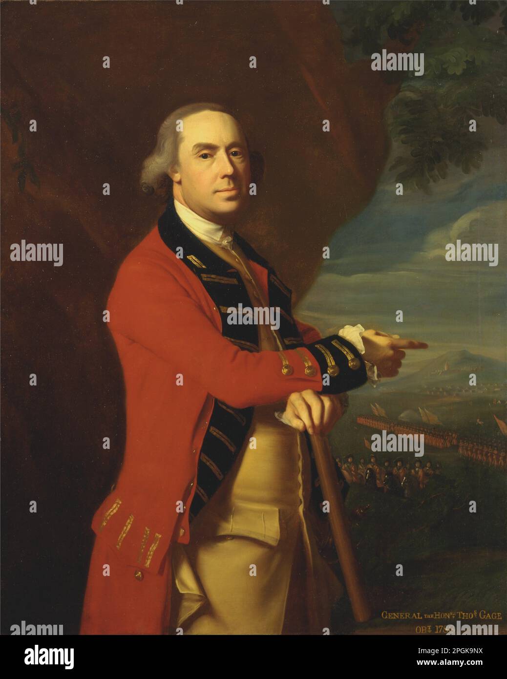 General Thomas Gage circa 1768 by John Singleton Copley Stock Photo - Alamy