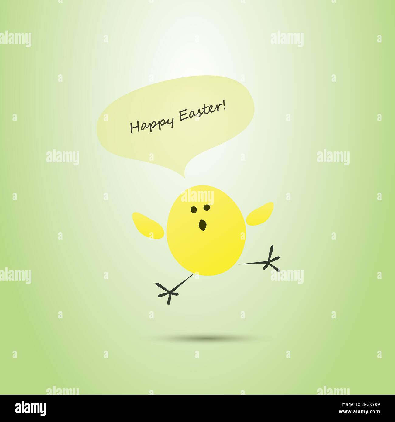 Happy Easter Card Stock Vector Image & Art - Alamy