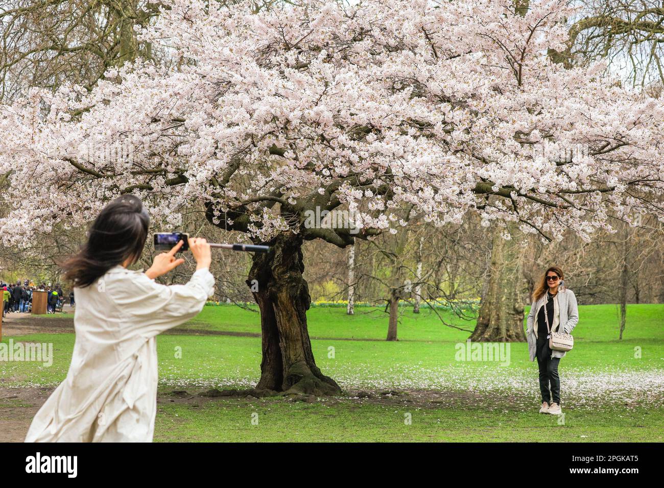 London, UK. 23rd Mar, 2023. People enjoy the sunshine, mild ... London, UK. 23rd Mar, 2023. People enjoy the sunshine, mild ...