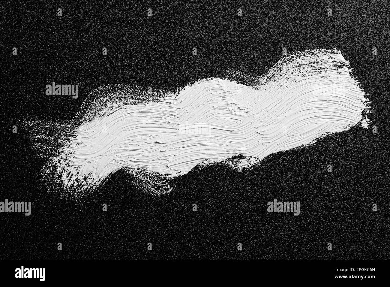 Acrylic paint on canvas Black and White Stock Photos & Images - Alamy