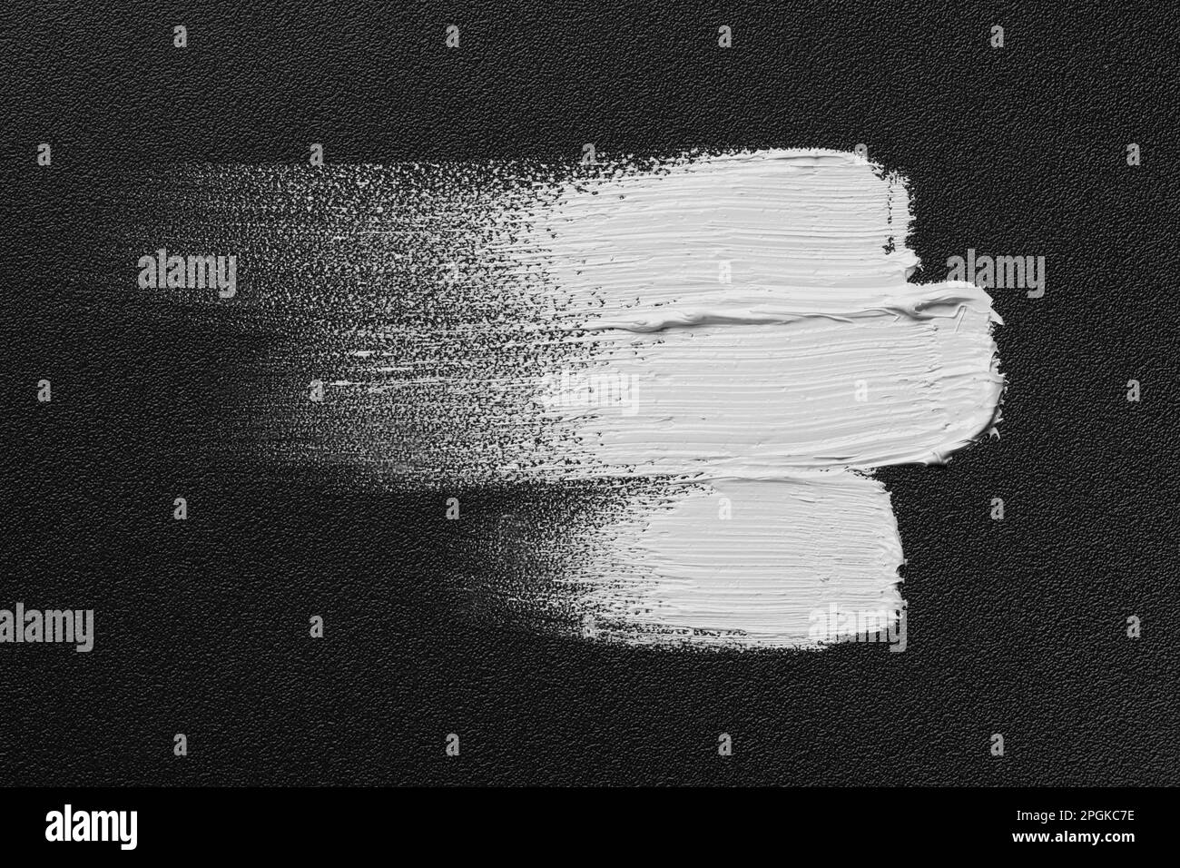 Acrylic paint on canvas Black and White Stock Photos & Images - Alamy