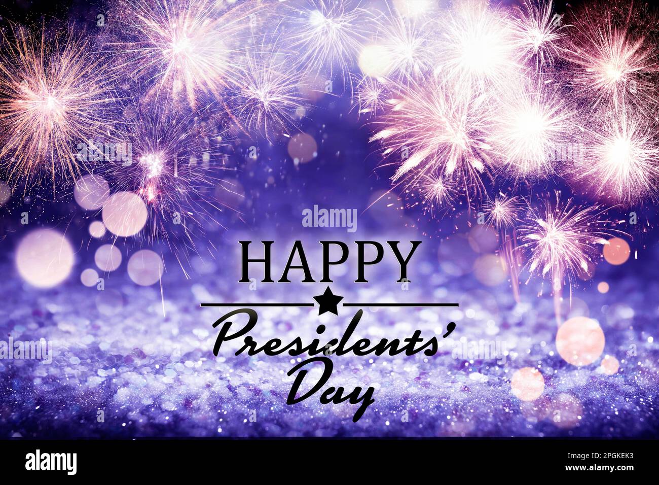 Happy President's Day - federal holiday. Festive background with ...
