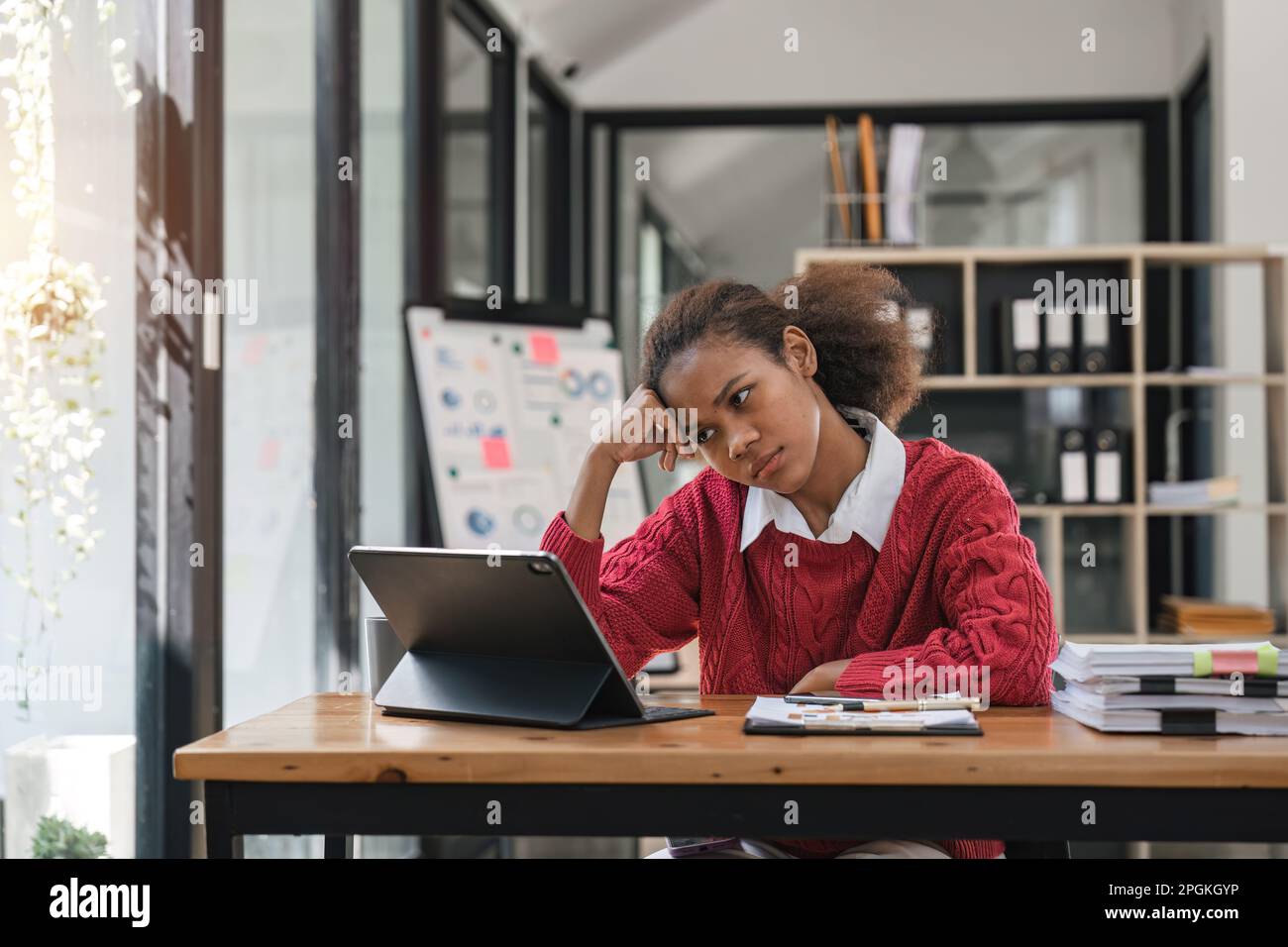 Frustrated Student Computer