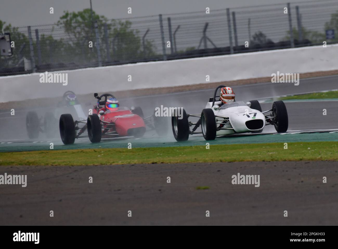 Through the rain and spray, Tom McArthur, Merlyn Mk20, Dominik Jackson ...