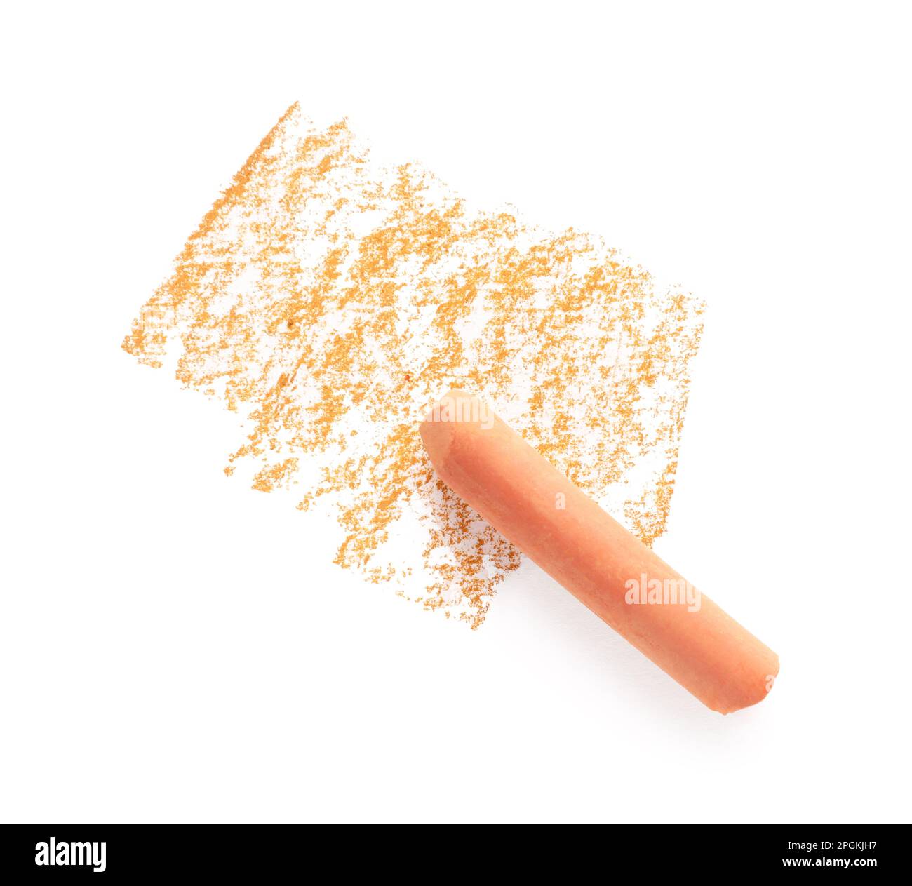 Orange Pencil Scribble