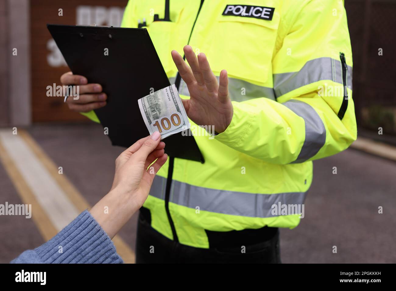 Closeup woman rejecting refusing hi-res stock photography and images ...