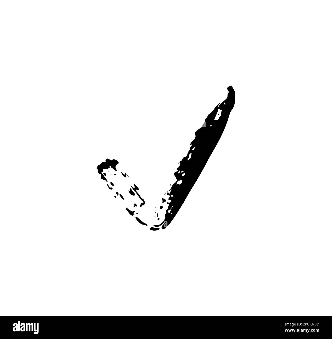 Checkbox. Check signs V X. Chalk and brush checkmarks set. Vector set ...