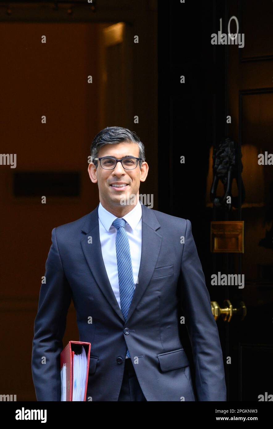 Rishi Sunak MP - British Prime Minister - leaving 10 Downing Street for ...