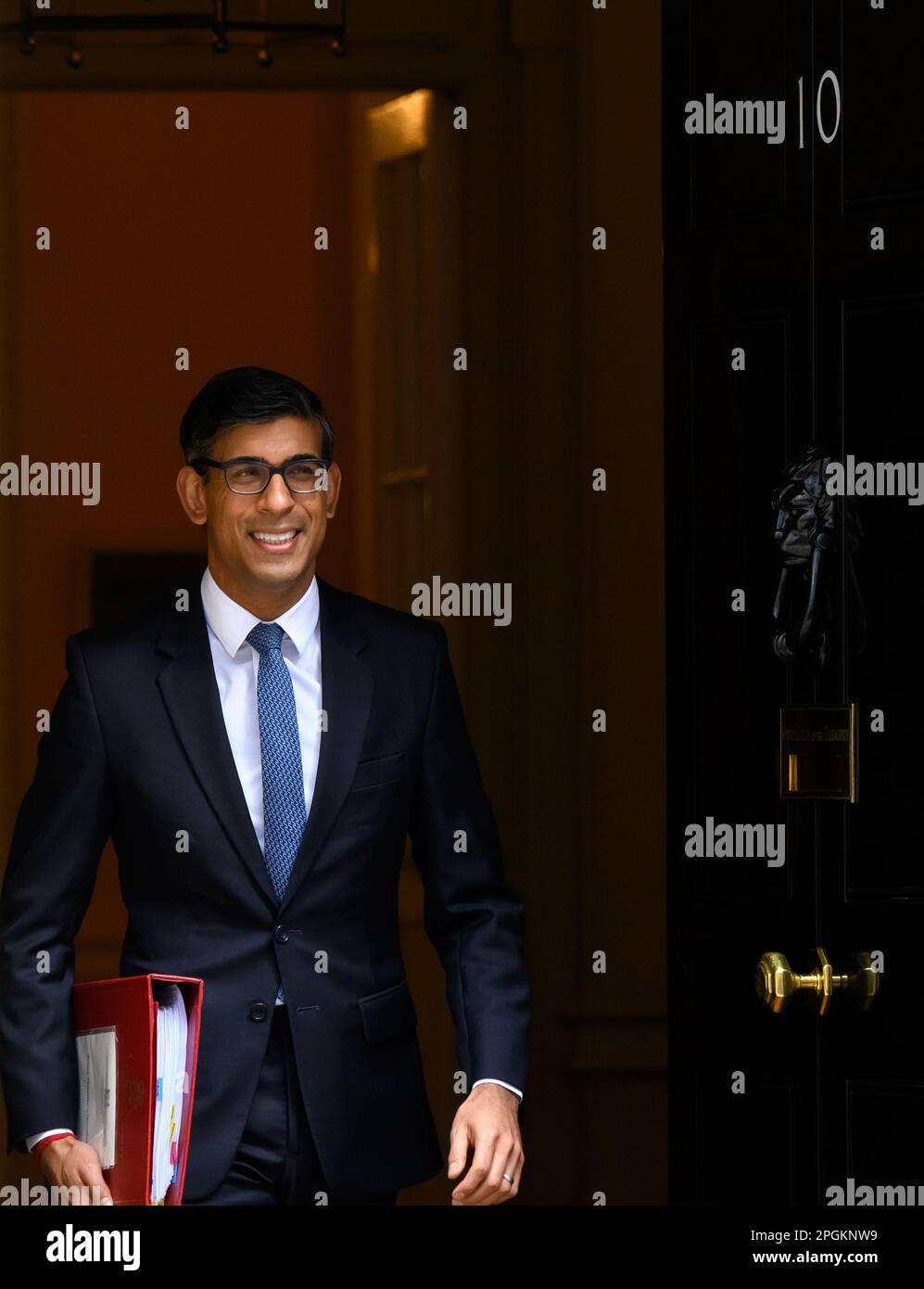 Rishi Sunak MP - British Prime Minister - leaving 10 Downing Street for ...