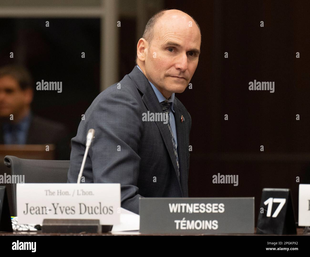 Ottawa, Canada. 23rd Mar, 2023. Minister of Health Jean-Yves Duclos ...