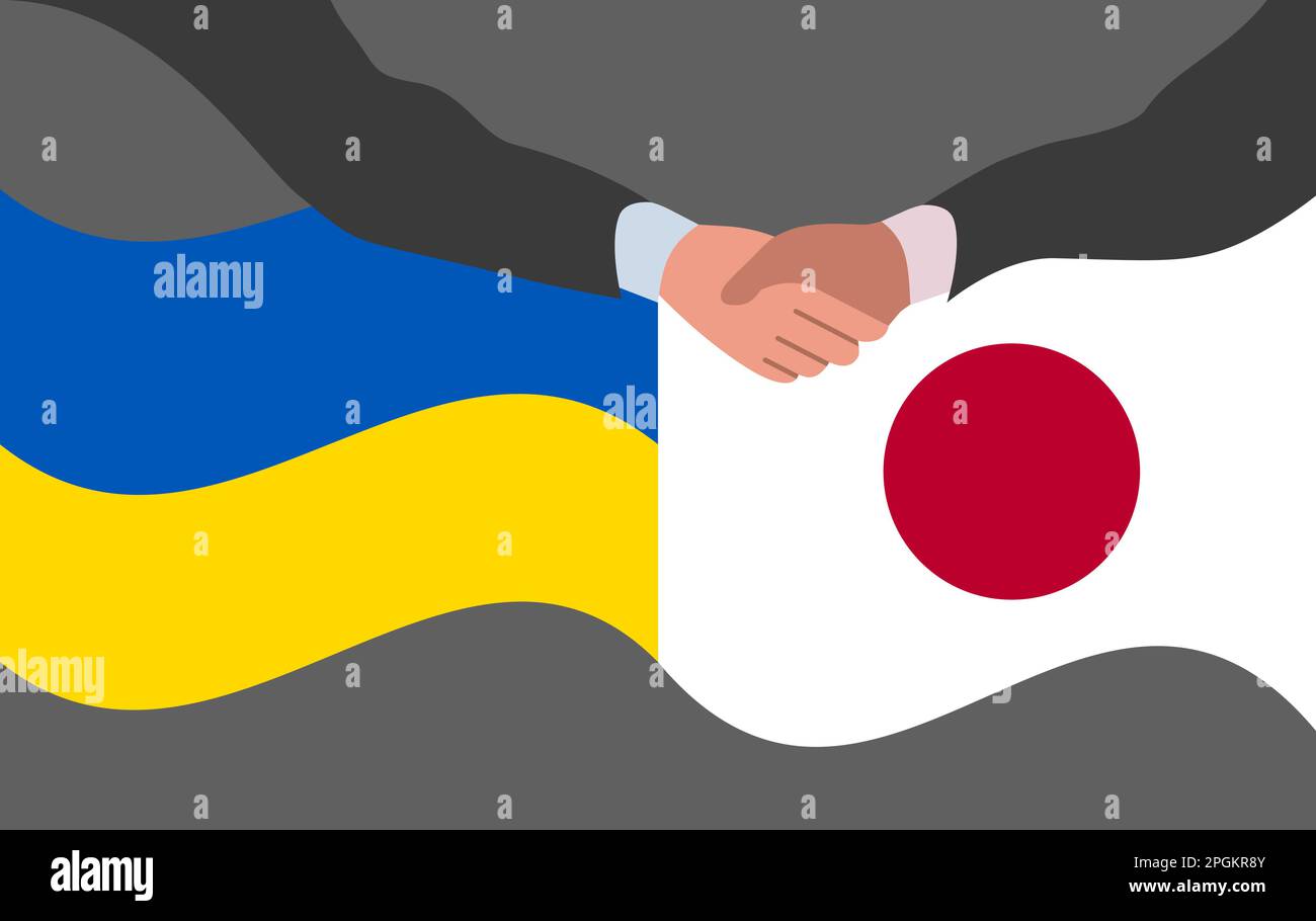 Symbol of the unity of the two countries Stock Vector Images - Alamy