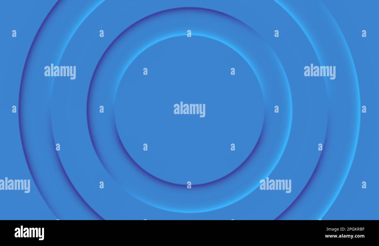 Abstract circles with radial layers. Vector 3d illustration. Cover ...