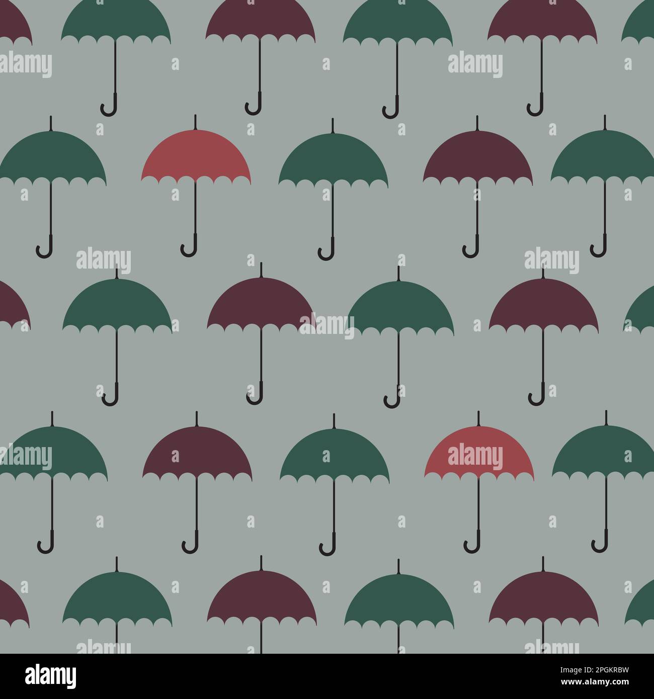 Red and black umbrellas - pattern background vector Stock Vector Image & Art - Alamy