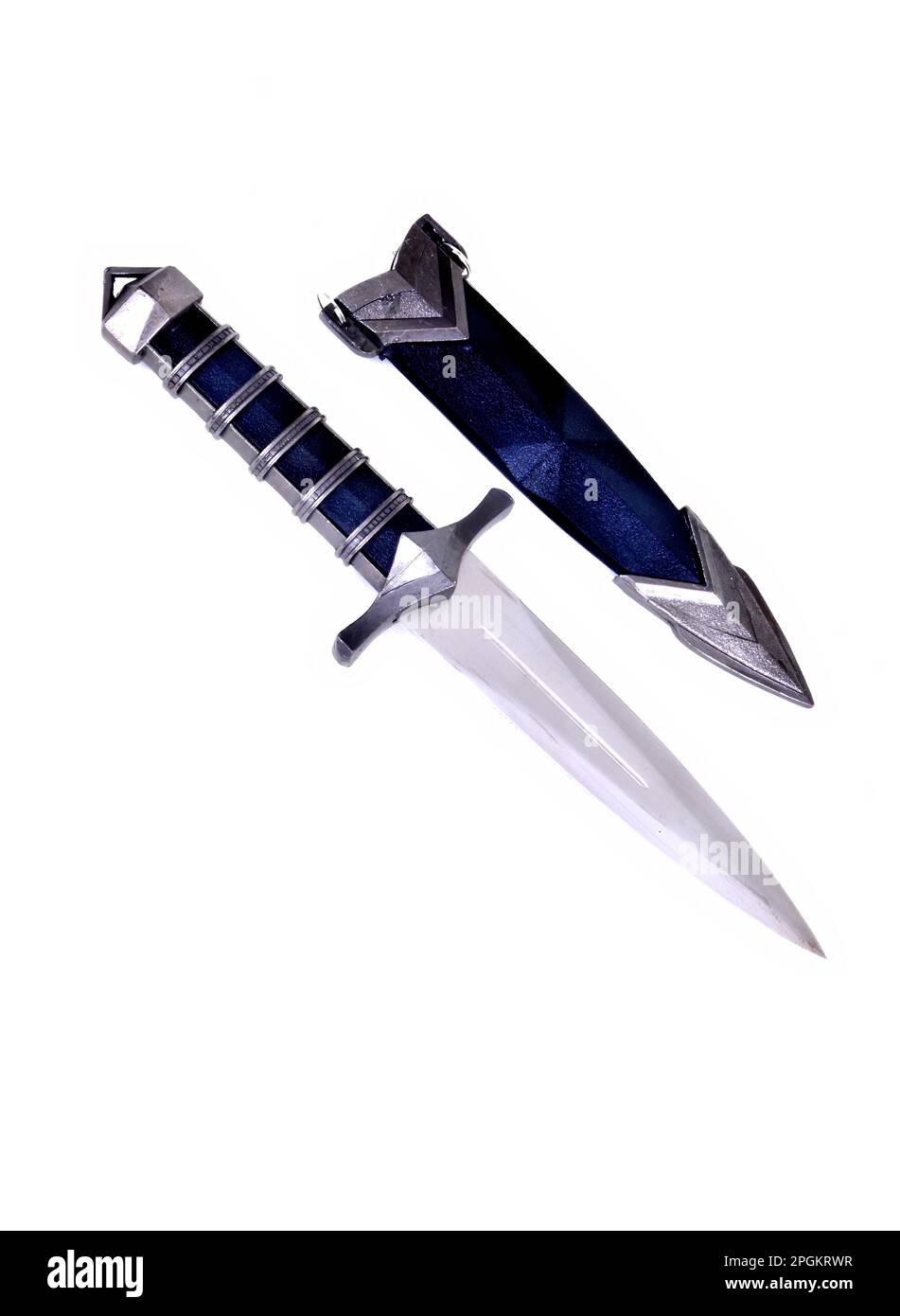 Edged weapon dagger and scabbard isolated over a white background Stock ...
