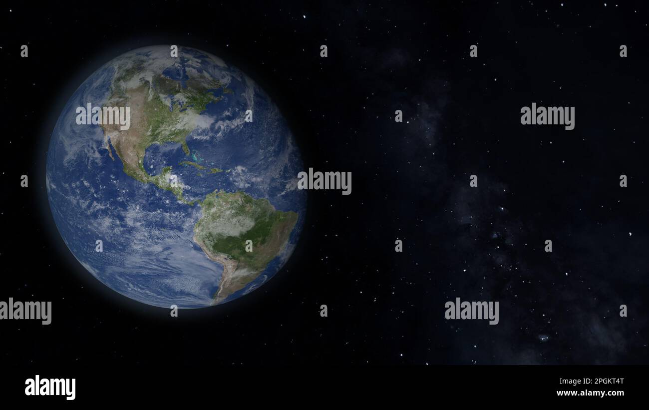 Planet Earth in outer space Stock Photo - Alamy