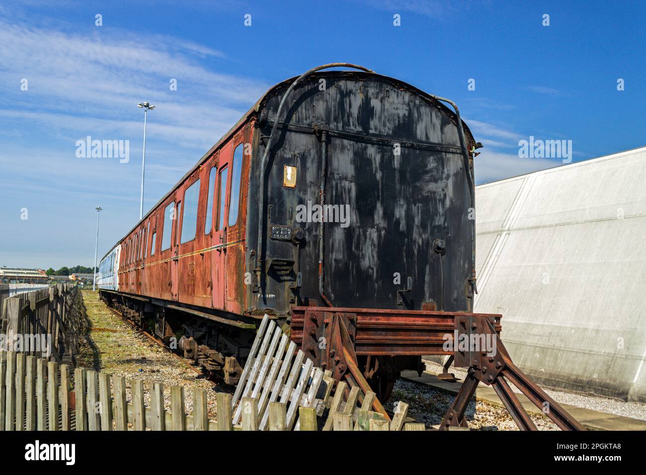 Mark 1 coach E43046 at the National Railway Museum in 2014 Stock Photo ...