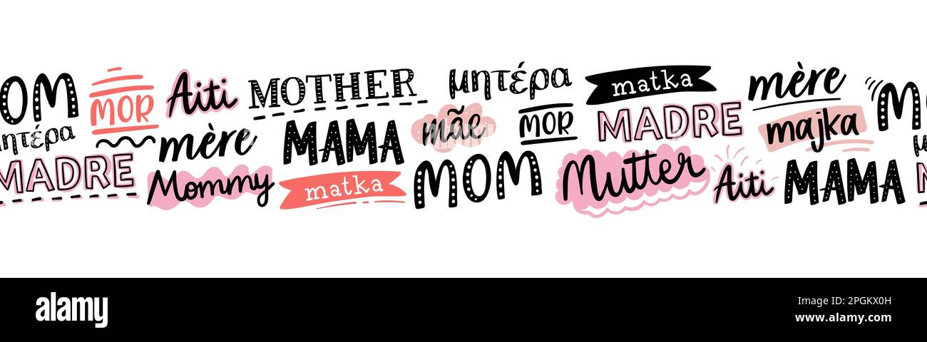 The Word Mom In All Languages