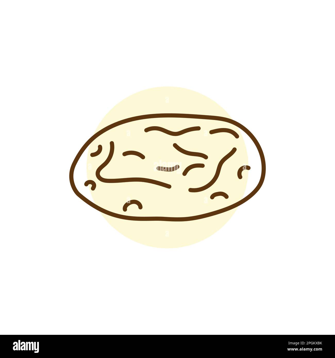 Pita bread black line icon. Bakery. Pictogram for web page Stock Vector ...