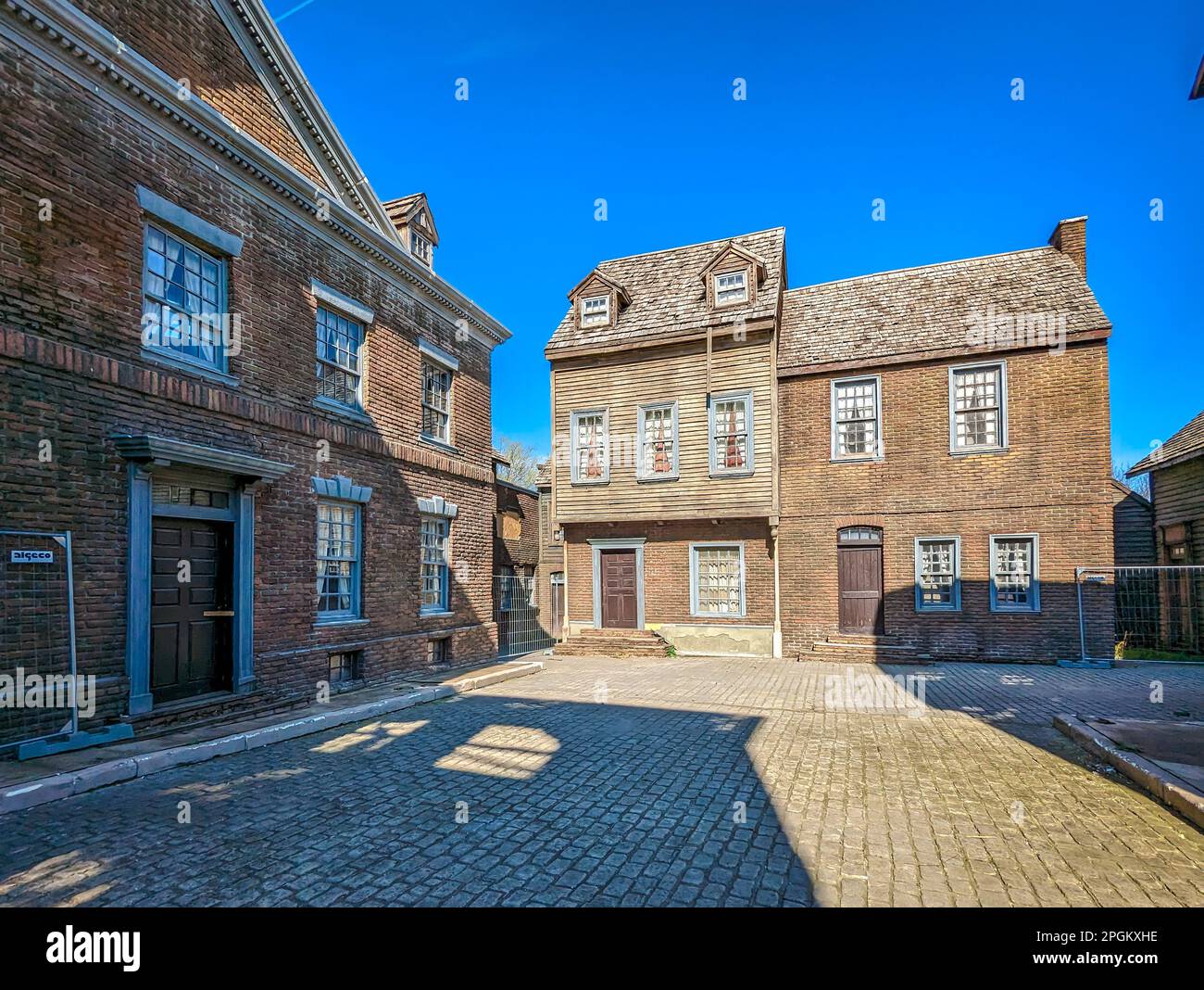 Bucharest, Romania. 12 March 2023: Outdoor sets of 'Pilgrim World' at ...