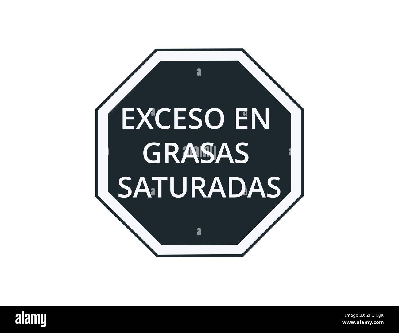 Saturated Fats Mark for Alimentary Products. Vector Illustration Stock ...