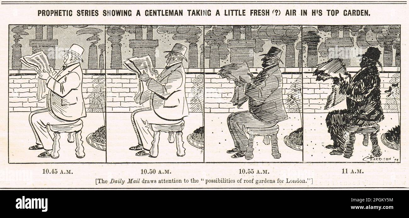 Punch Cartoon from 1899 ridiculing the daily mail for it's suggestion ...
