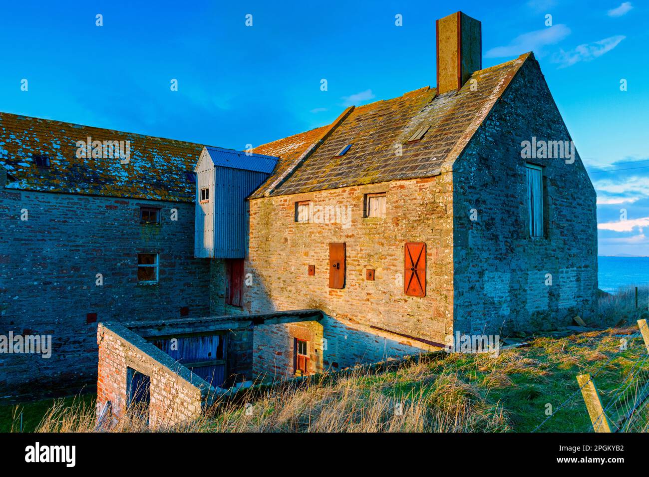 The John O’Groats Mill, thought to be the last water-powered mill to be ...