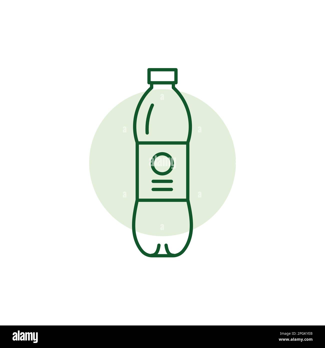 Plastic Bottle black line icon. Pictogram for web page, mobile app ...