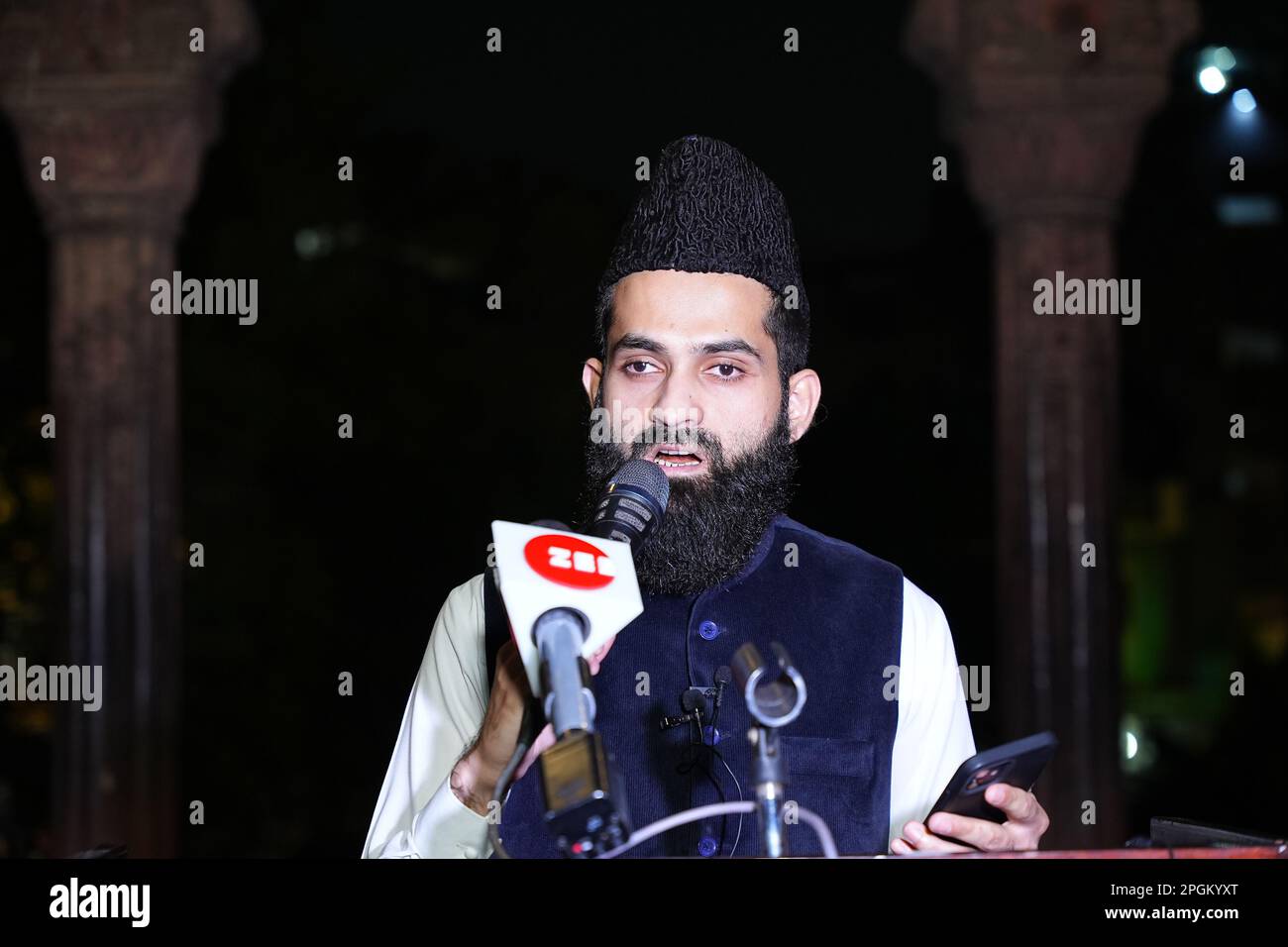 New Delhi, India. 22nd Mar, 2023. Shahi Imam Syed Ahmed Bhukhari ...