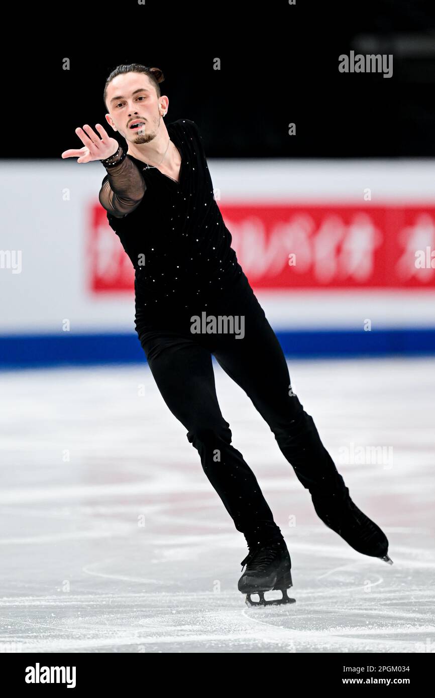 Alexander ZLATKOV (BUL), during Men Short Program, at the ISU World ...