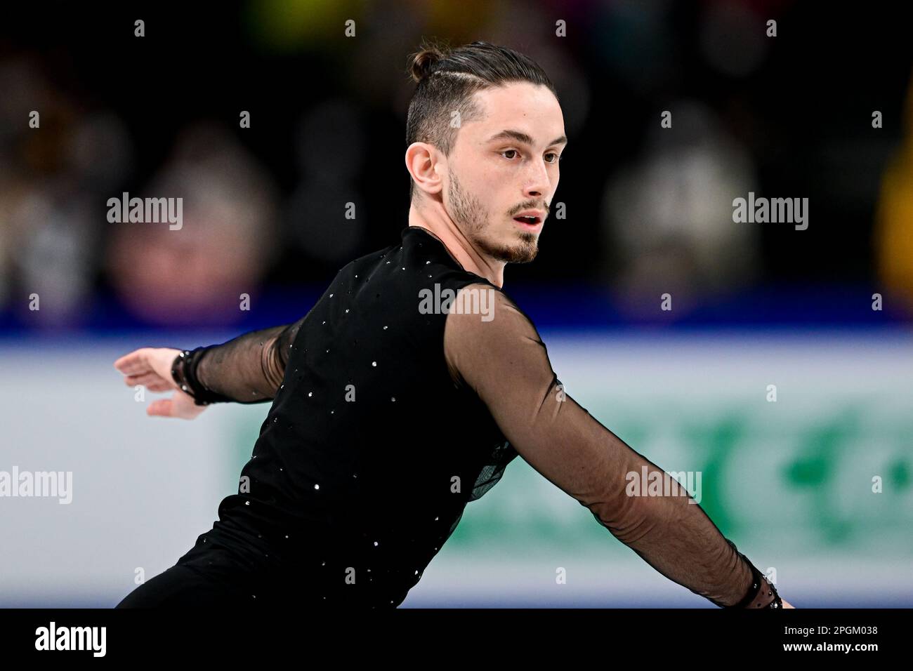 Alexander ZLATKOV (BUL), during Men Short Program, at the ISU World ...