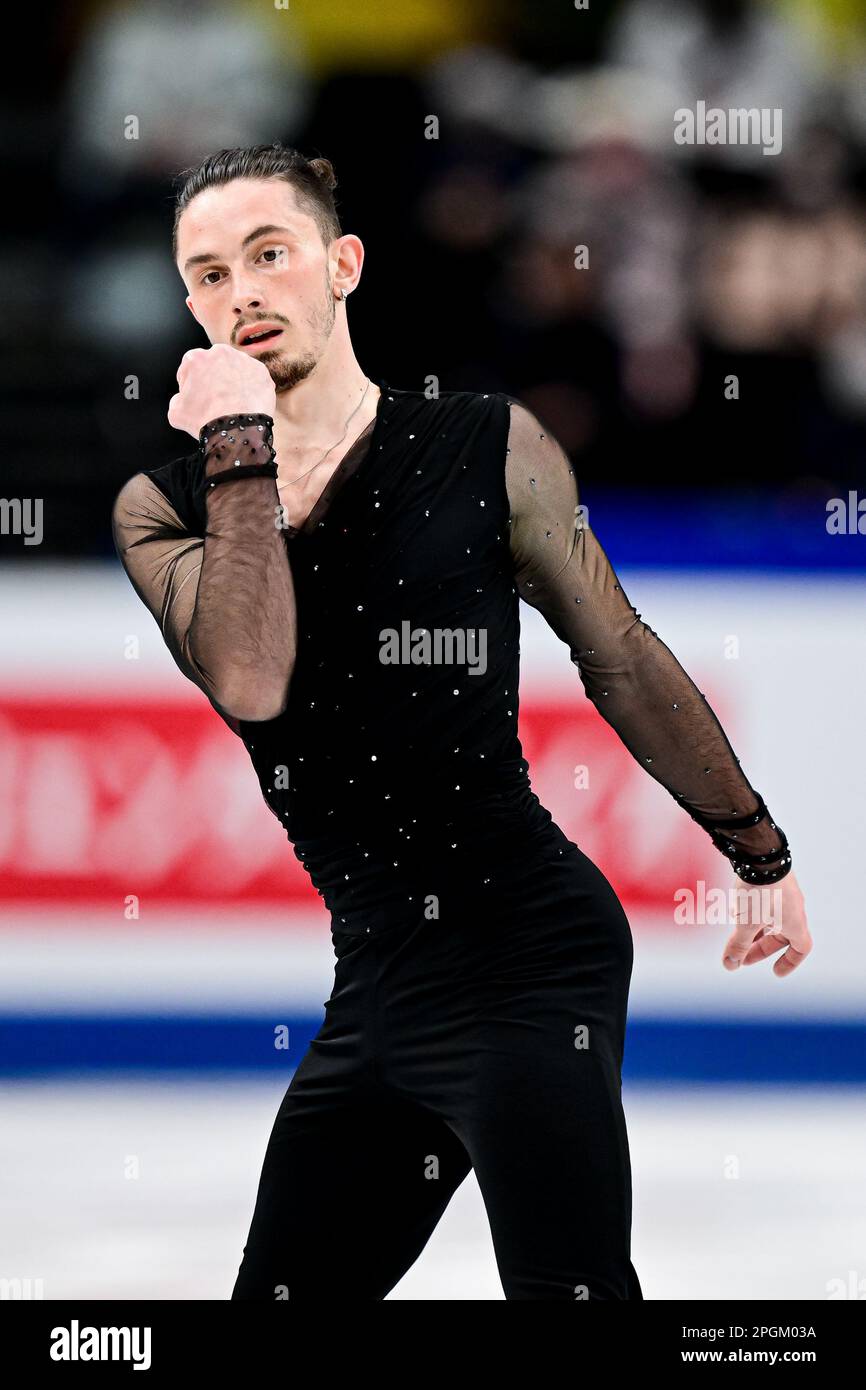 Alexander ZLATKOV (BUL), during Men Short Program, at the ISU World ...