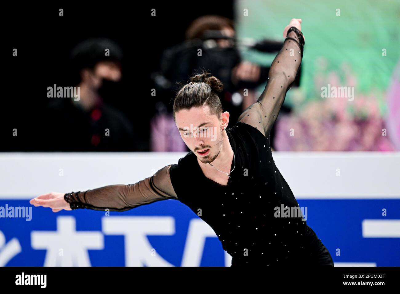 Alexander ZLATKOV (BUL), during Men Short Program, at the ISU World ...