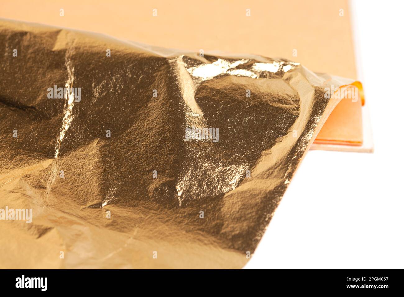 Gold leaf. Golden elements for design Stock Photo - Alamy