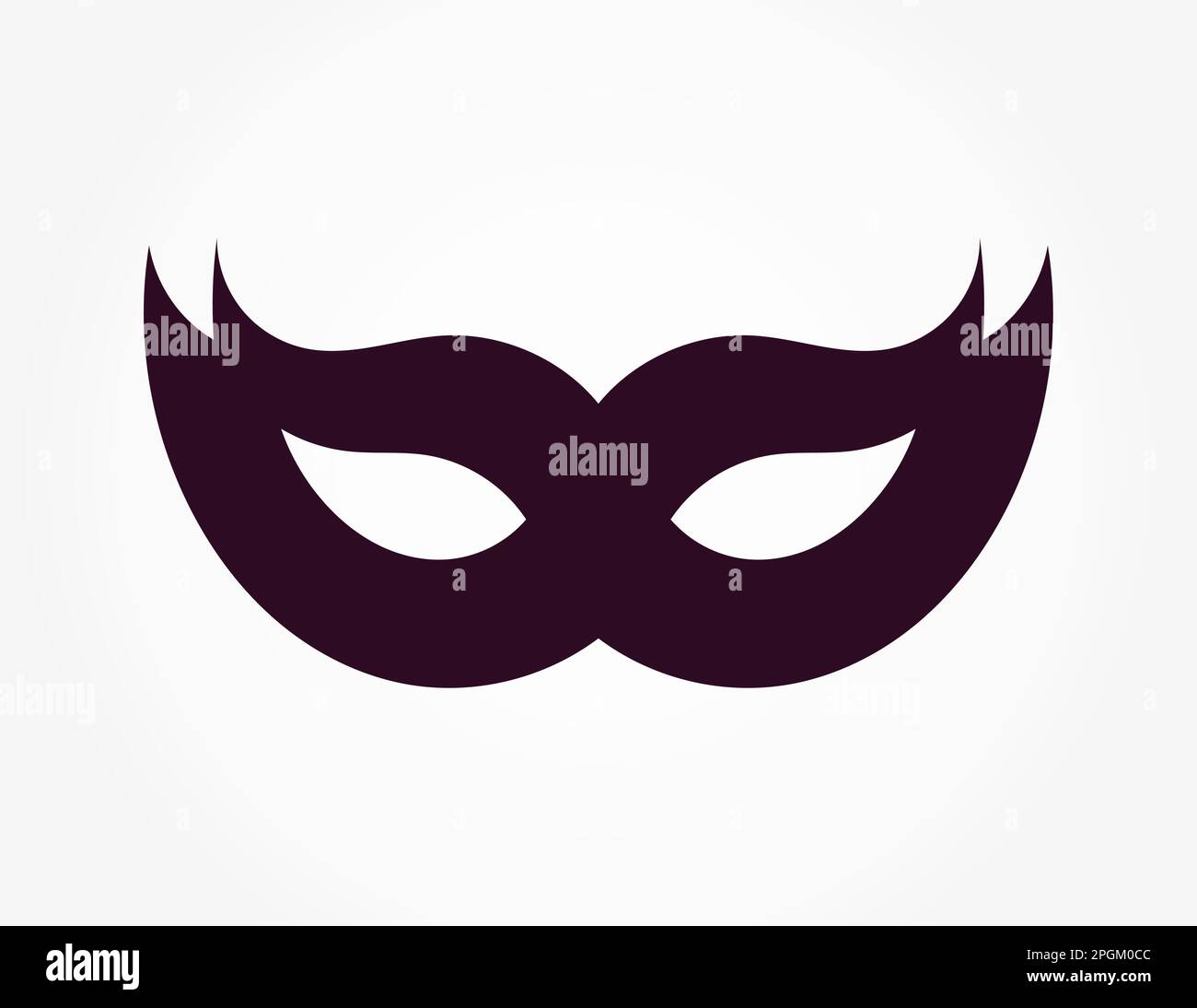 Carnival venetian mask icon. Flat design element. Vector illustrartion ...