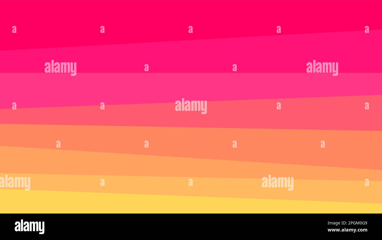 Pink and yellow gradient bright background. Vector illustration Stock ...
