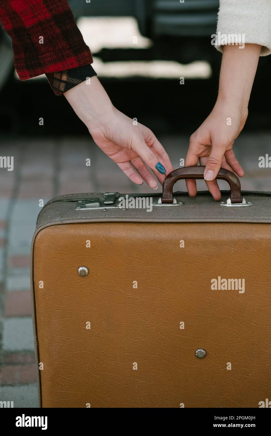 travel adventures luggage confusion trip holiday Stock Photo - Alamy