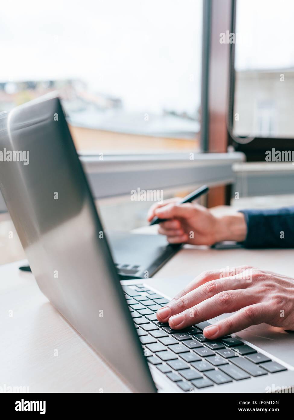 graphic designer illustrator creative skills ideas Stock Photo - Alamy