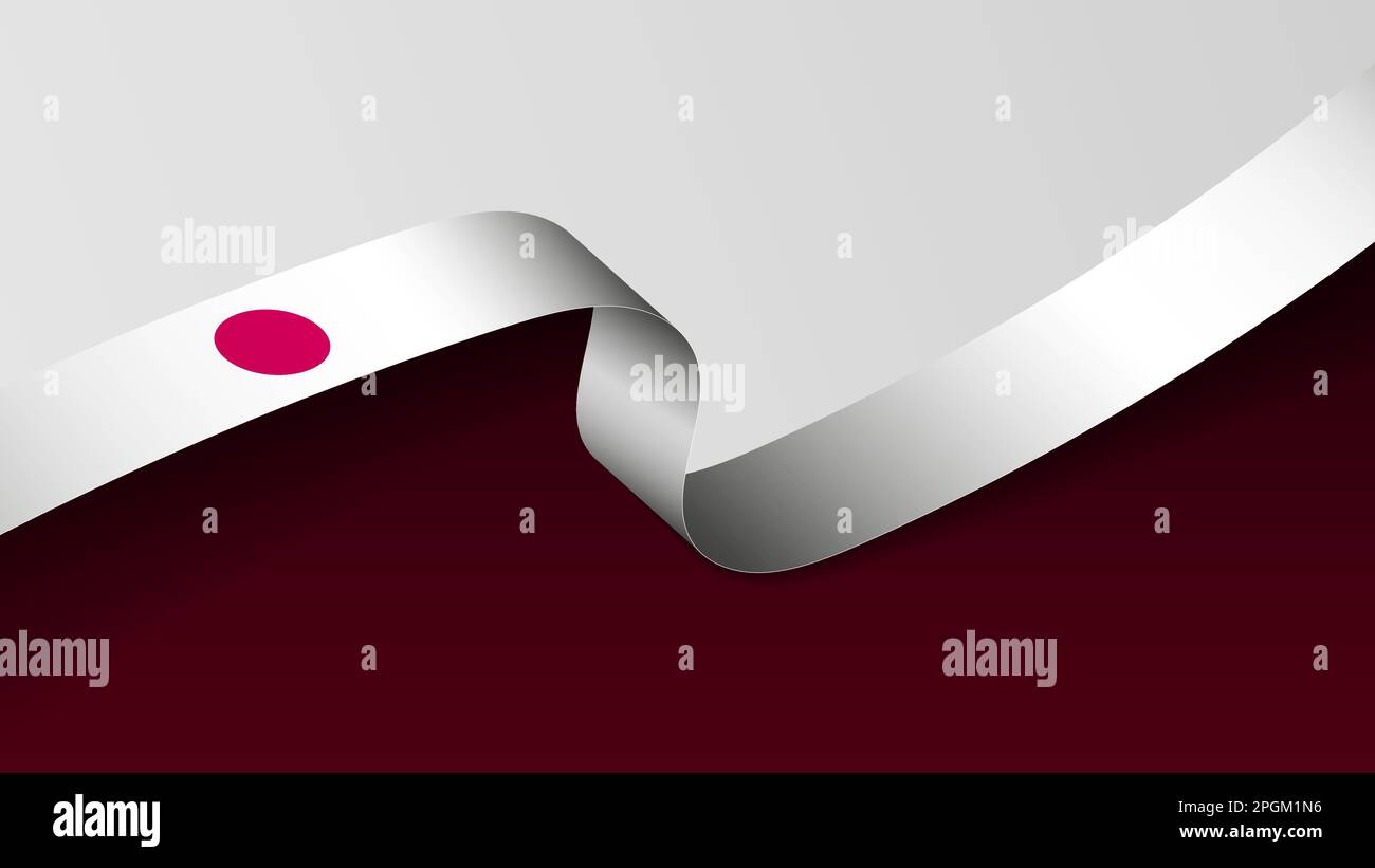 Japan ribbon flag background. Element of impact for the use you want to ...