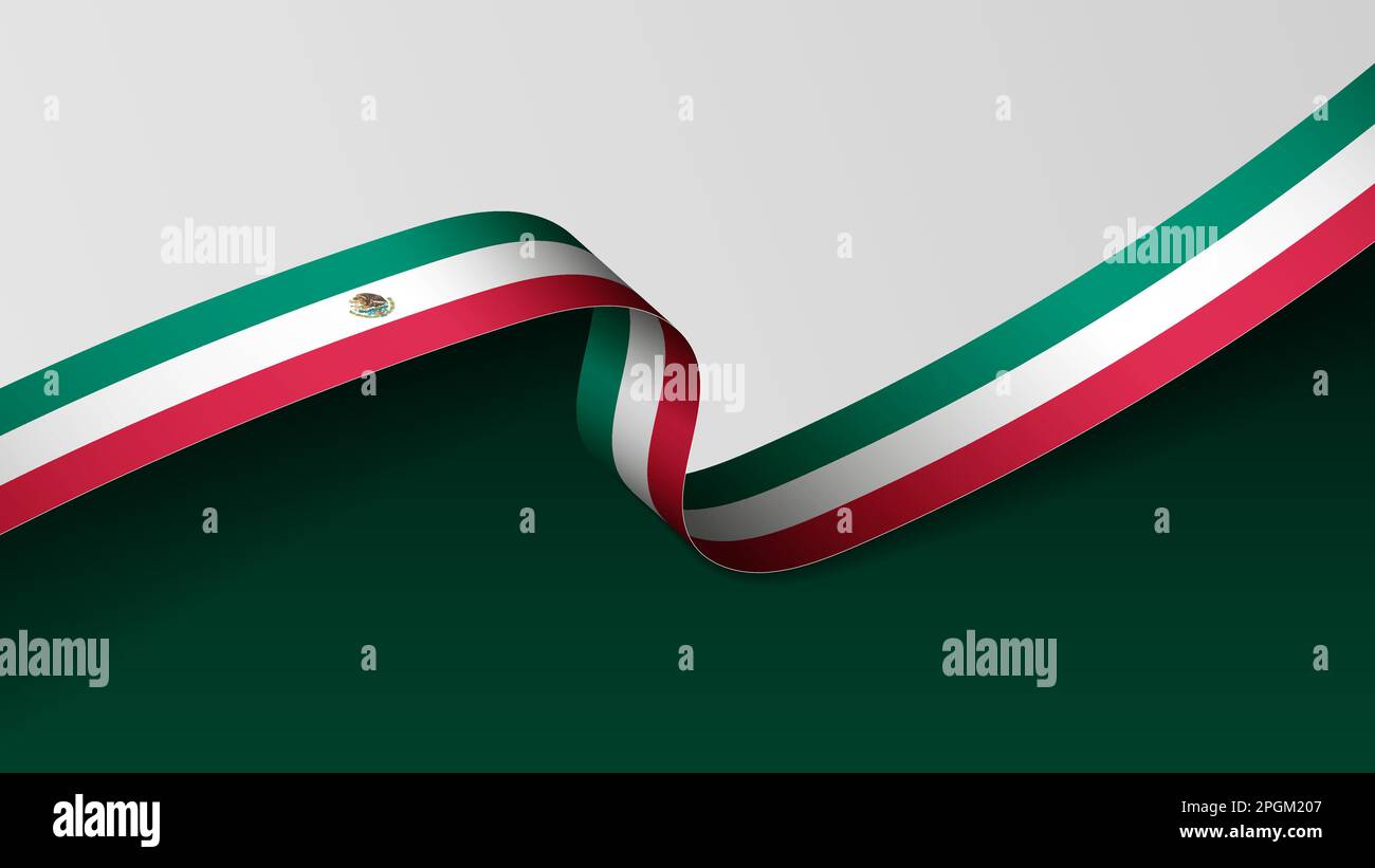 Mexico ribbon flag background. Element of impact for the use you want ...
