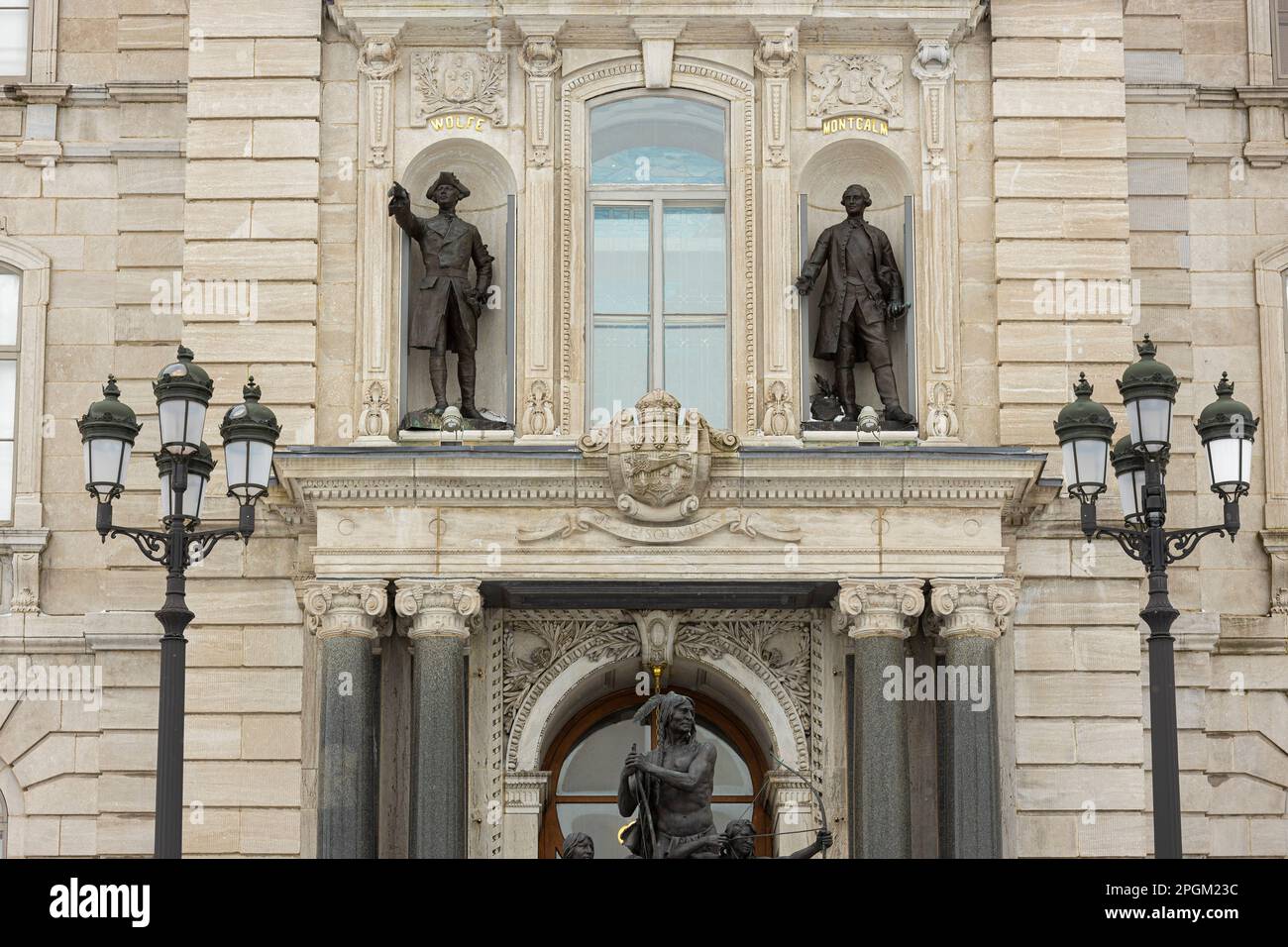 Quebec Parliament Building, home to the National Assembly of Quebec, in ...
