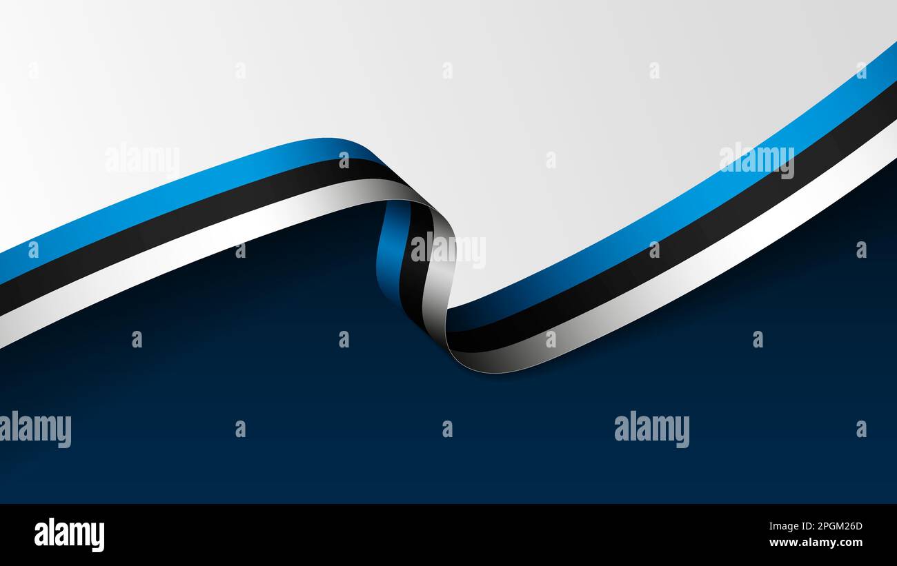 Estonia ribbon flag background. Element of impact for the use you want ...