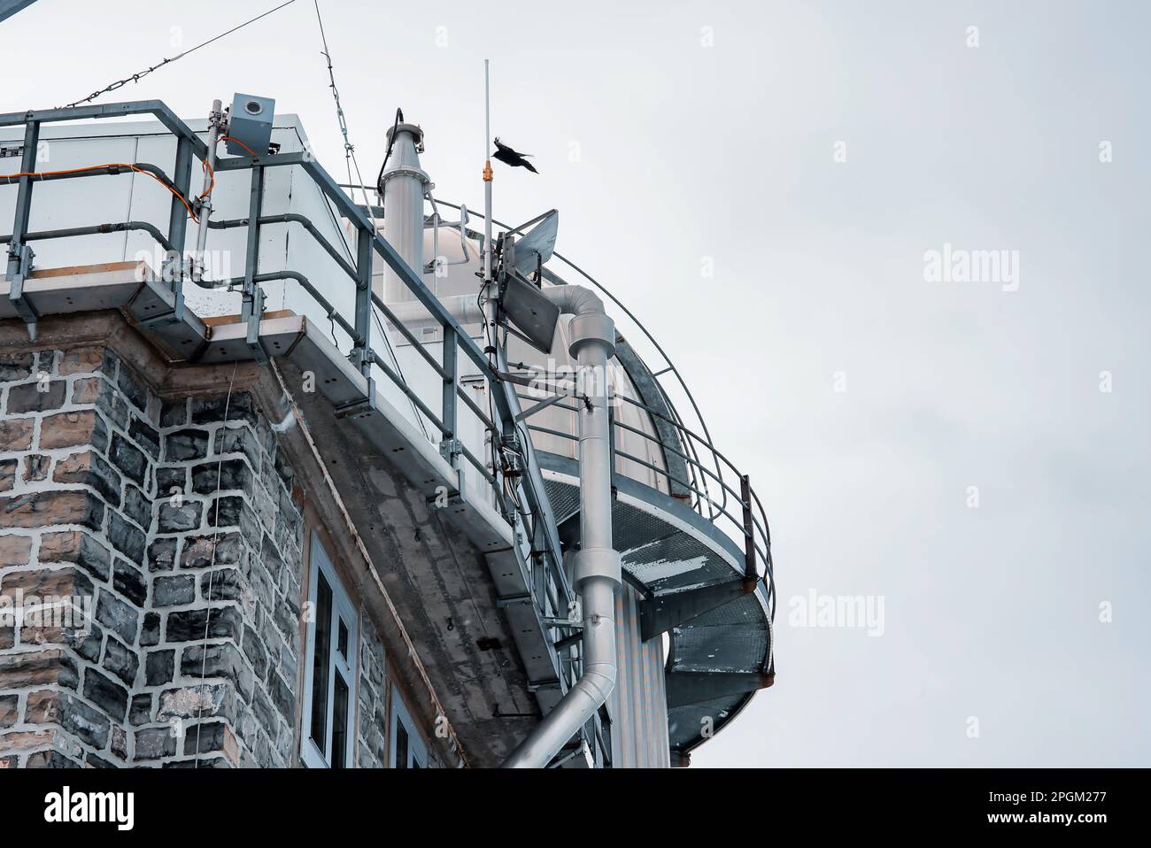 Sphinx Observatory building at the top of Jungfraujoch in Grindelwald ...